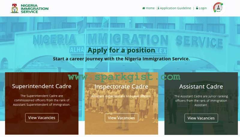 How To Apply For Nigerian Immigration Service Recruitment 2023 Form