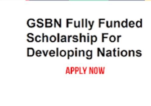 GBSN Scholarship for Students from Developing Countries 2023 - Apply Here