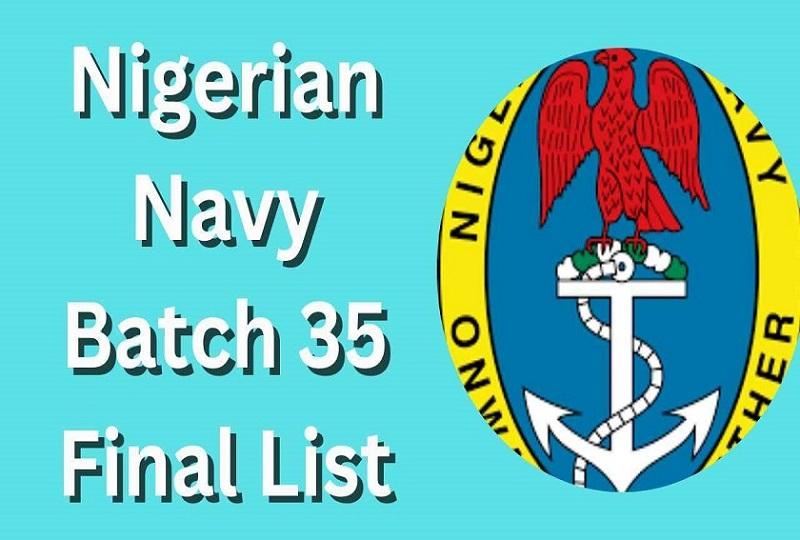Nigerian Navy Batch 35 Basic Training School List of Successful ...